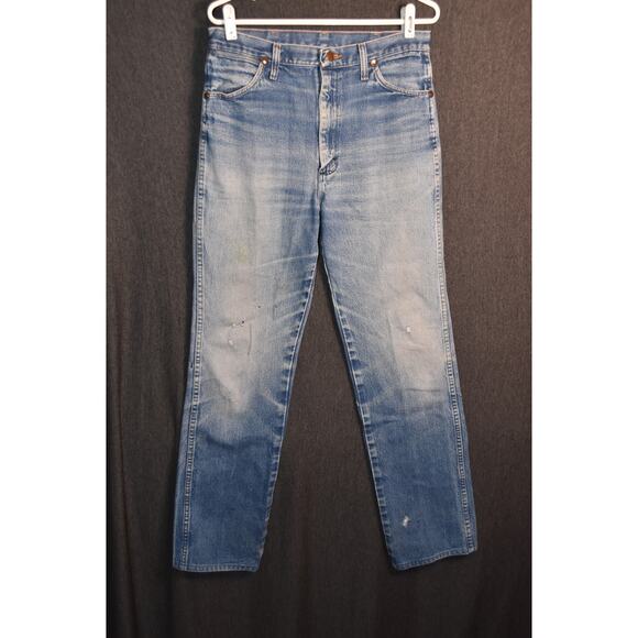 Wrangler | Jeans | Wrangler Mens 32x36 Slim Cowboy Cut Distressed Denim ...